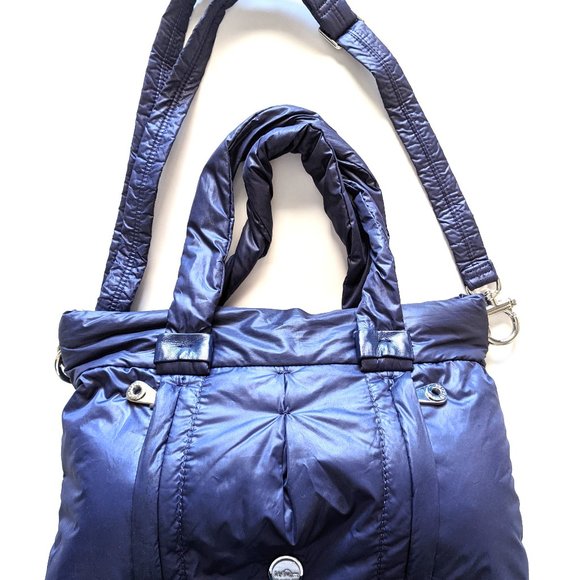 Kipling | Bags | Kipling Blue Purple Handbag Crossbody Satchel Bag ...